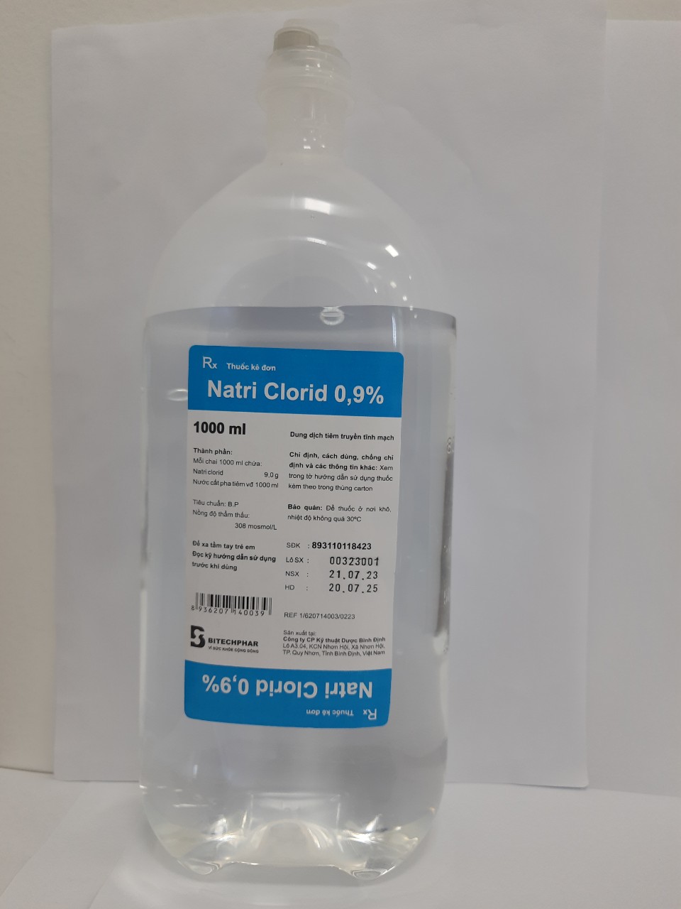Natri clorid 0,9% (1000ml) – Bitechphar – Solumed